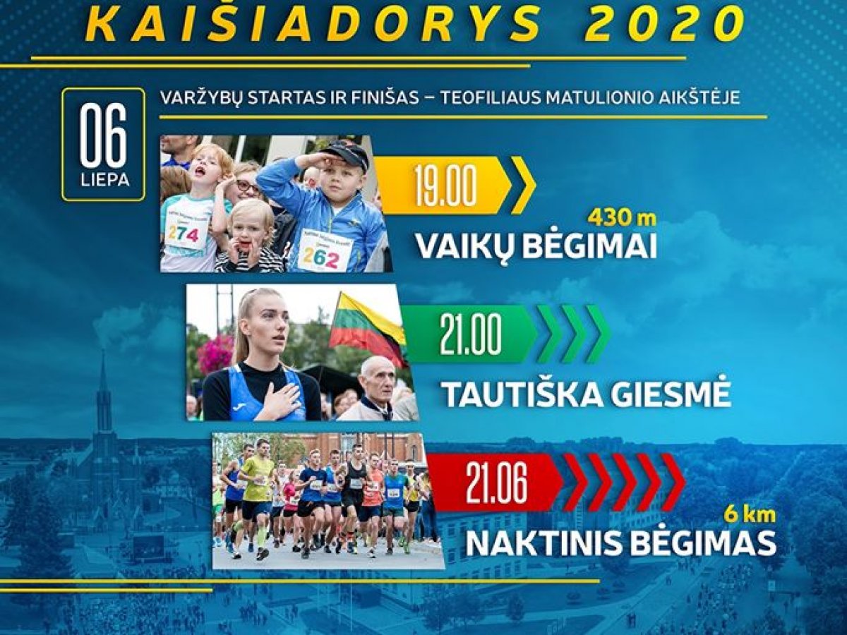 Liepos 6 d. susitikime tradicinėje naktinėje bėgimo šventėje ...